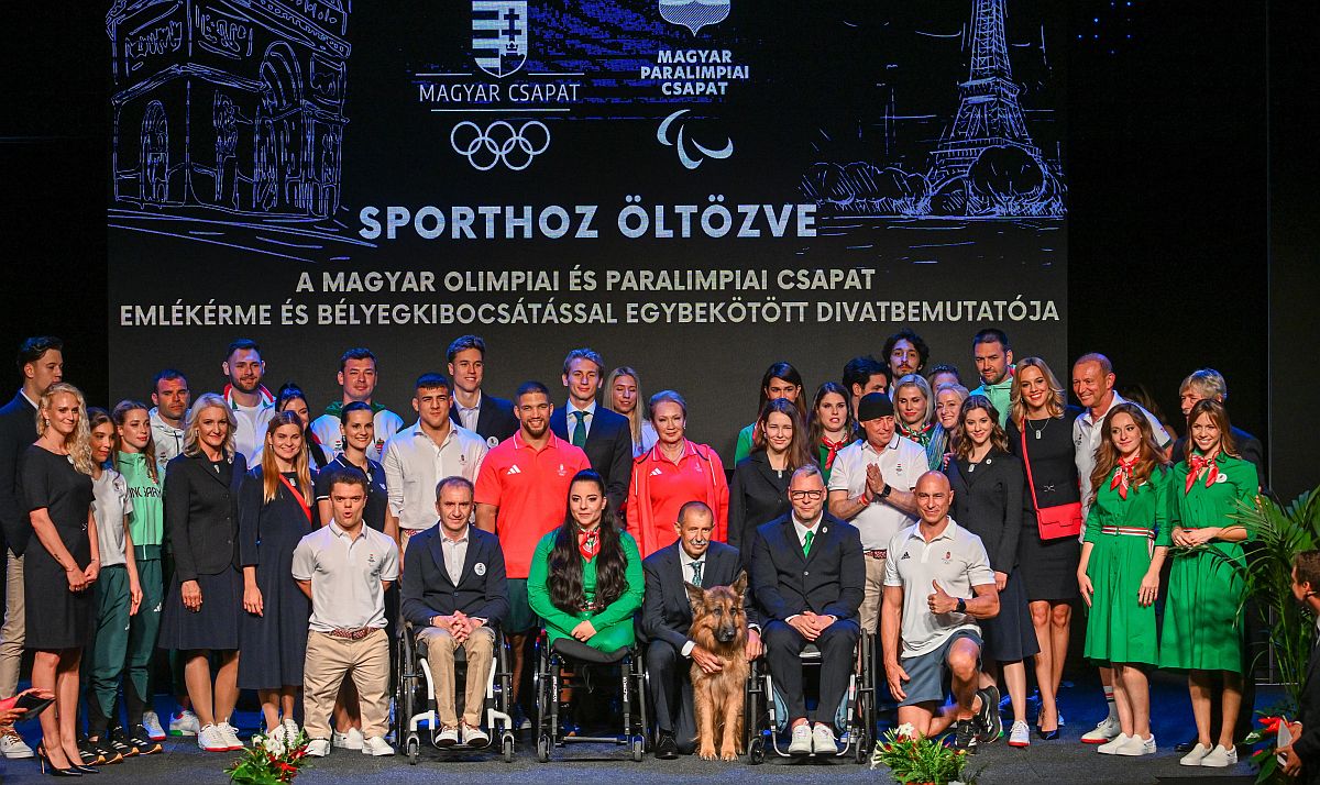 Fotókon a magyar olimpikonok párizsi ruhakollekciója - Startlap